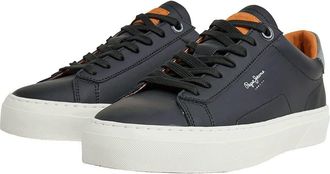 Pepe Jeans London Herren Yogi ORIGINAL Sneaker, Black (Black), 46 EU