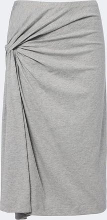 Dries Van Noten Midirock aus Baumwoll-Jersey