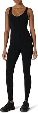 Amazon Essentials Combinaison Longue et Moulante Active FormFlex avec Soutien-Gorge Intégré, Ultra Douce Femme, Noir, XXL