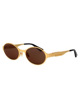 Bottega Veneta Unisex Sunglasses Bv1456s Gold Metal