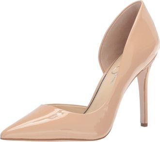 Jessica Simpson Damen Prizma Dorsay Pump Pumps, Sanddünen-Patent, 38.5 EU