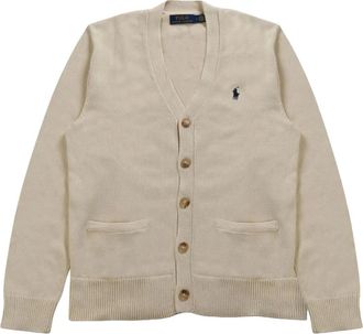 Polo Ralph Lauren Polo Pony-embroidered cardigan - Nude