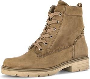 Gabor Femme Bottines, Dame Bottines à Lacets,Semelle intérieure Amovible,Botte dhiver,Demi-Bottes,Botte à Lacets,Marron (Nut) / 14,37 EU / 4 UK