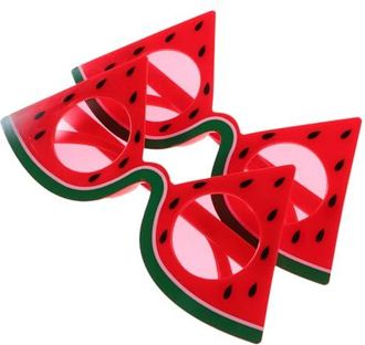 Beaupretty 2 Pièces Fête Hawaïennes Légères Forme de Pastèque pour Plage et Soirée Tropicale Accessoires Réutilisables et Faciles à Nettoyer Confortables et