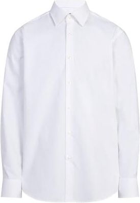 HUGO BOSS Chemise Joe unie en coton m&eacute;lang&eacute;