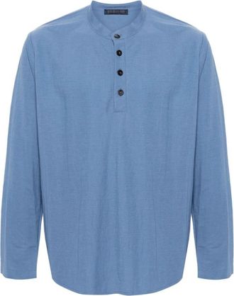 Harris Wharf London Homme, Chemises, Bleu, Taille: 2XL Casual Chemises