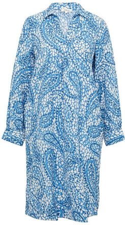 s.Oliver Minikleid Kleid Strukturiertes Hemdblusenkleid mit Eingrifftaschen