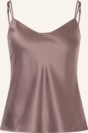 Calvin Klein Schlaftop Aus Satin braun