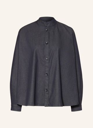 Mrs & Hugs Mrs & Hugs Bluse In Jeansoptik blau