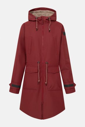 Derbe Derbe Winter Regenjacke Phoebholm Dog Damen Rot Hundejacke
