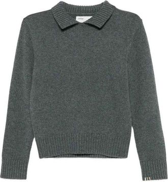 Extreme Cashmere Pull Col Rond - Gris