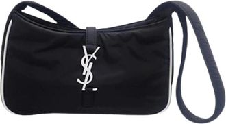 Saint Laurent Sac bandouli&egrave;re en nylon Pre-owned - Femme - Pre-owned - Noir - Taille: ONE Size