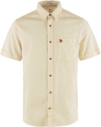 Fjällräven Herren Övik Travel SS Shirt, Chalk White, XL