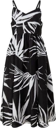 Comma Midikleid Kleid Midikleid aus Leinen