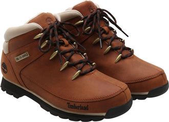 Timberland Schnürboots TIMBERLAND EURO SPRINTMID LACE UP BOOT, Herren, Gr. 43,5, rot (rotbraun), Leder, Synthetik, Schuhe Schnürboots, Winterstiefel, Schnürstief
