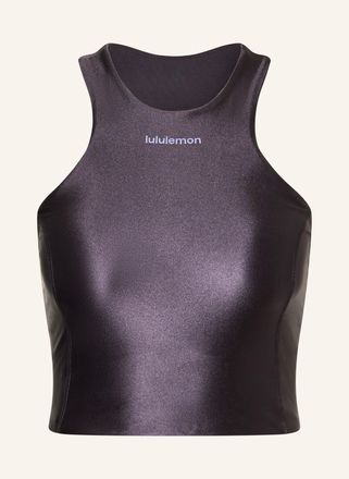 lululemon Lululemon Lauftop Satin Shine lila