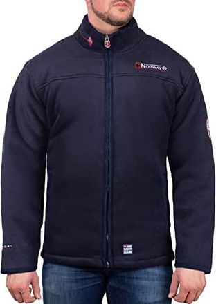 Geographical Norway Herren Fleecejacke Modell 11 Navy - Dark-grey 3XL