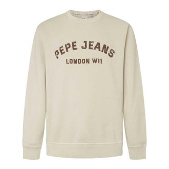 Pepe Jeans London Herren Aldridge Crew Sweatshirt, Beige (Elfenbeinweiß), XL