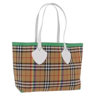 Burberry Sac cabas vintage Pre-owned - Femme - Pre-owned - Beige - Taille: ONE Size