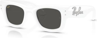 Ray-Ban unisex, Accessoires, Blanc, Taille: 47 MM Rb4940B Wayfarer Puffer