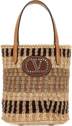 Valentino Garavani Kleine Tote Bag mit Henkel - Nude