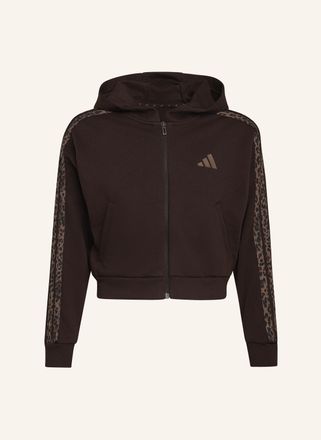 adidas Seasonals Animal Kapuzenjacke, Durchgehender Reissverschluss braun