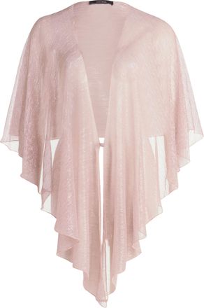 Vera Mont Damen Cape im Glitzer-Look ACC, Ros&eacute;/Silver