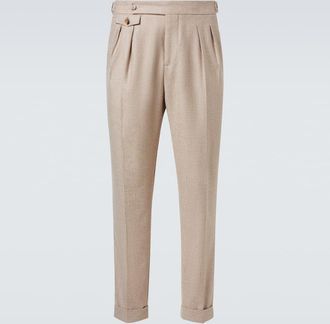 Brunello Cucinelli Anzughose aus Kaschmir und Seide