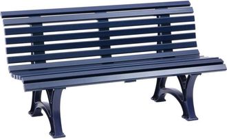 Blome Blome - Banc de jardin helgoland 3 places longueur 1500 mm bleu