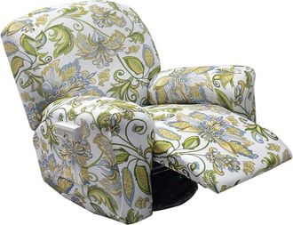 Generic Sesselhusse 4-teilig Für Relaxsessel Stuhlhussen Für Fernsehsessel, Relaxliege, Couch, Sessel Bezug Mit Tasche Waschbarer Möbelschutz Gegen Flecken, K