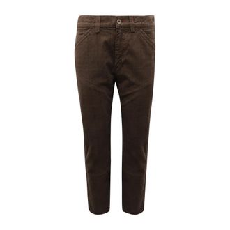 Mason's Prince of Wales Check Jeans - - Jeans - Herren - Braun - W30