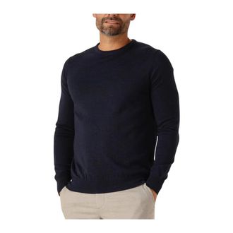 Stefano Lauran Crew Sweater - - Knitwear - Herren - Blau - S
