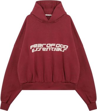 Fear of God Homme, Sweatshirts et sweats &agrave; capuche, Rouge, Taille: L SweaT-shirt