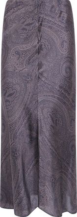 Etro Long Skirt Black