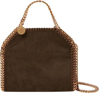 Stella McCartney Femme, Sacs, Brun, Taille: ONE Size Falabella Tiny Tote Alter Suede