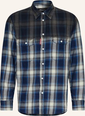Dsquared2 Hemd Comfort Fit blau