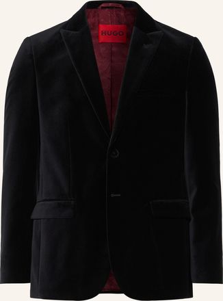 HUGO BOSS Hugo Samtsakko Arti Extra Slim Fit schwarz