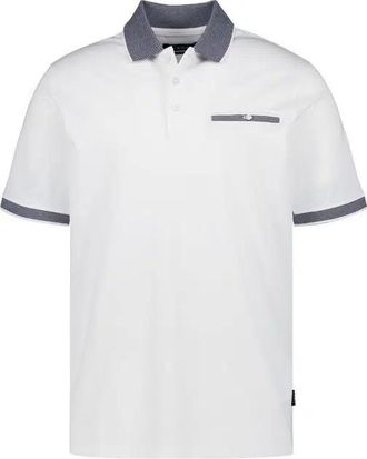 Bugatti Herren Polo-Shirt wei&szlig;