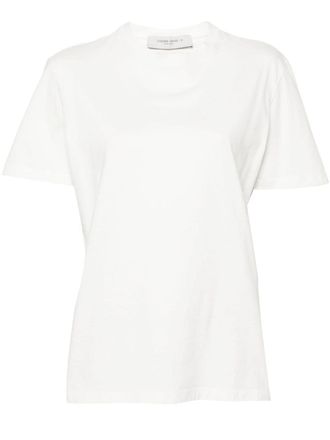 Golden Goose t-shirt en coton à col rond - Blanc