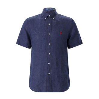 Polo Ralph Lauren Homme, Chemises, Bleu, Taille: 2XL Chemises &agrave; Manches Courtes