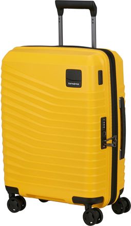 Samsonite Intuo - Hartschalenkoffer Handgep&auml;ck 55 x 40 x 20 cm - Erweiterbarer Kabinentrolley f&uuml;r Ryanair & die meisten Airlines, 39/45 L, Gelb (Citrus)