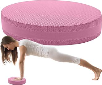 Generic &Uuml;bungs-Balance-Pad, Stabilit&auml;tskissen f&uuml;r Fitness, Yoga, Kerntraining, verdicktes ovales TPE-Schaumbrett, rutschfeste, leichte St&uuml;tzmatte f&uuml;r Plank-Re