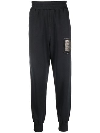 A-Cold-Wall* pantalon de jogging Foil Grid - Noir