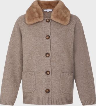 Gerard Darel Gilet en cachemire - LEONIE - Sable