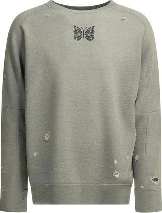 Needles SweaT-shirt D&eacute;construit - Homme - Sweatshirts et sweats &agrave; capuche - Gris - Taille: L