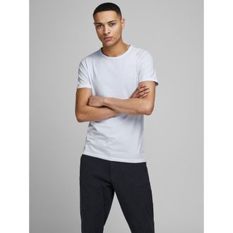 Jack & Jones Jack & Jones T-Shirt Basic 12058529 Wei&szlig; Stretch Fit