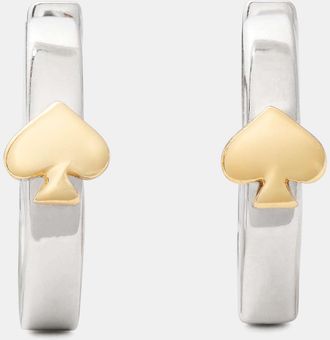 Kate Spade New York Everyday Spade Kleine Creolen, D&uuml;nn, Extraklein