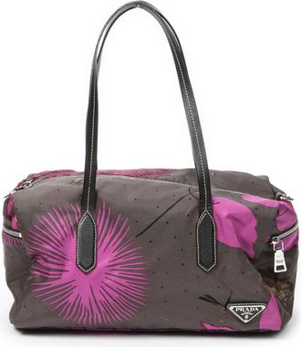 Prada Crossbody Bags - Zip Boston - Gr. unisize - in Grau - f&uuml;r Damen