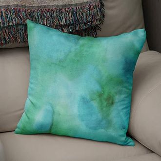 Bonamaison Le Jardin du Lin Kissen Zierkissenbezug Kissenbezug, Aquarell-Thema Dekoration, Für Zuhause Autos Büro Sofa Wohnzimmer Couch Schlafzimmer Dekor, 50x50