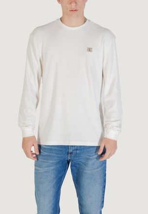 Calvin Klein Jeans Pullover LV040EM217 &Eacute;cru Regular Fit
